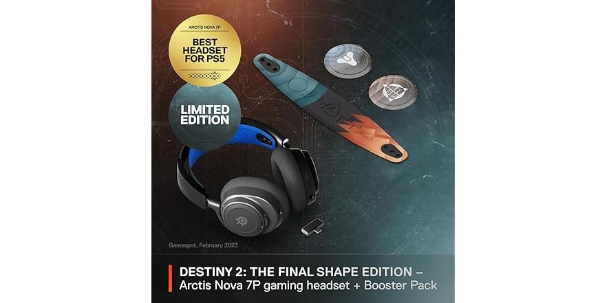 SteelSeries Arctis Nova 7 Wireless Gaming Headset - Destiny 2: The ...