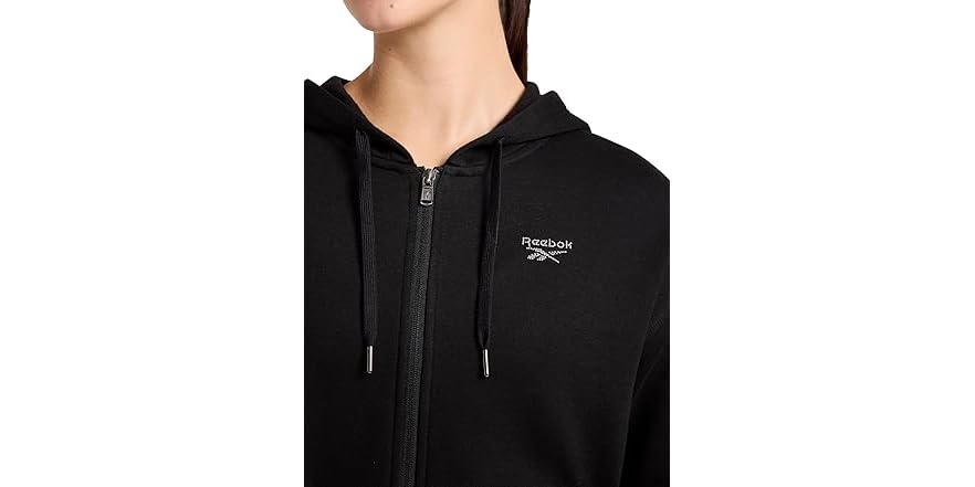 Reebok Women Women’s Rhinestone Full-Zip Hoodie