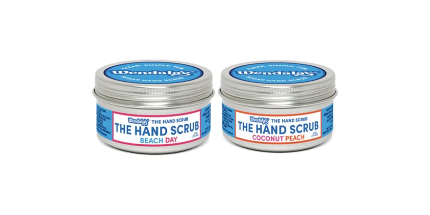 2Pk Hand Scrubs – Beach Day + Coconut Peach