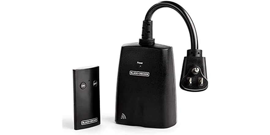 BLACK+DECKER Outdoor Grounded Remote Outlets