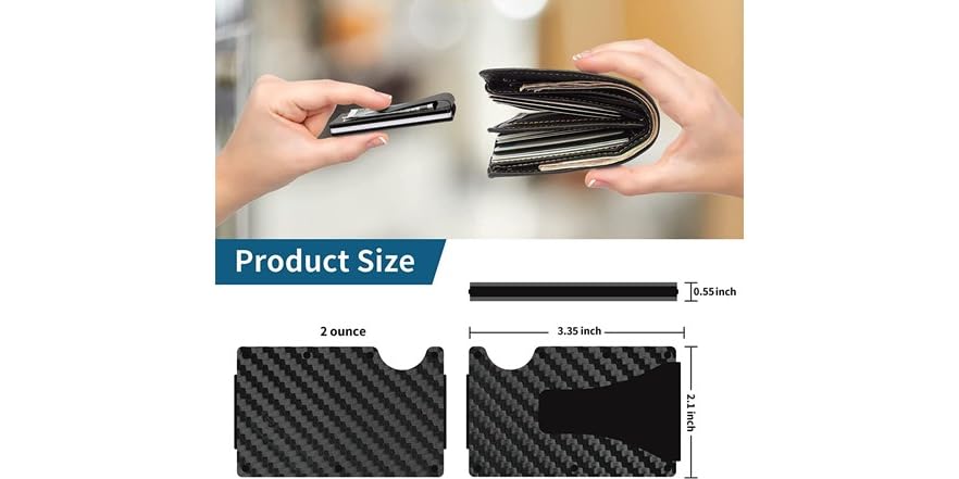 RFID Blocking Slim Money Clip