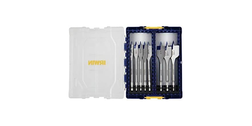 IRWIN Speedbor Max Drill Bit Set, 8pc