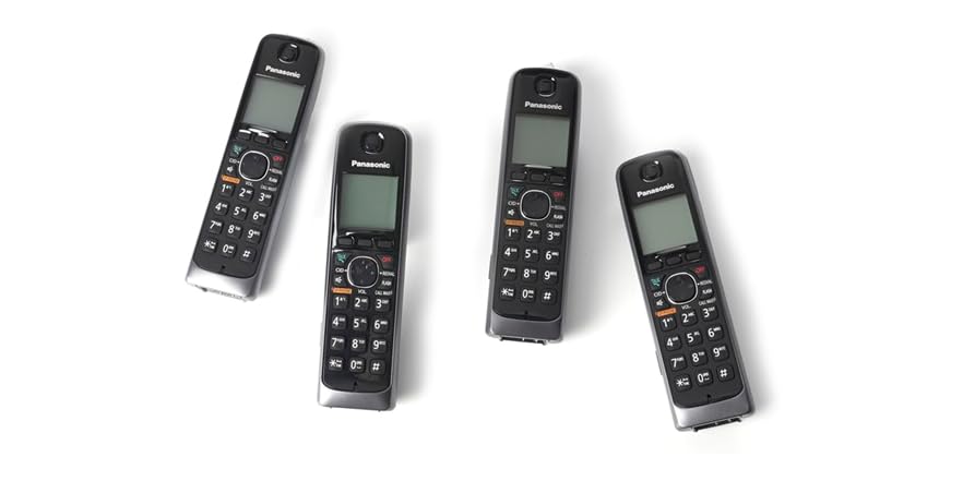 Panasonic 4-Handset w/Link-to-Cell