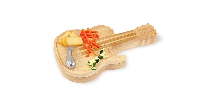 Guitar Cheese Board and Tools Set