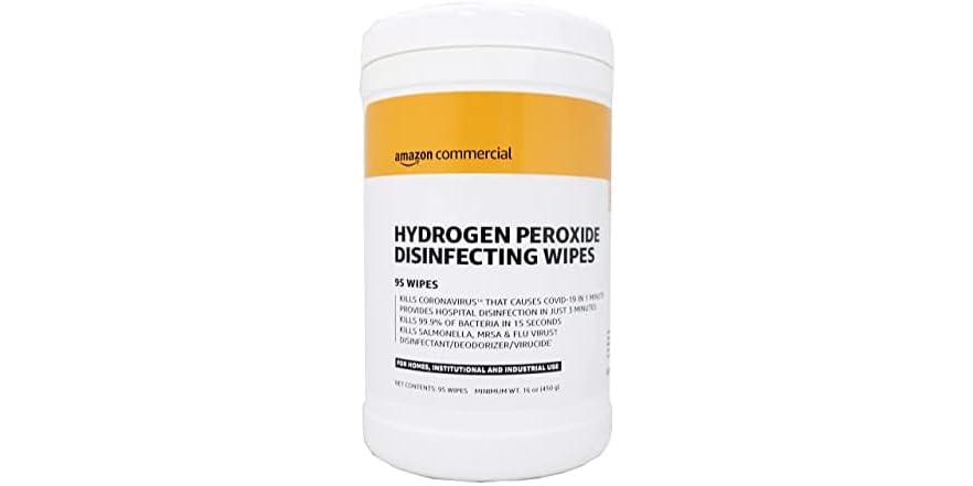 (6PK) Amazon Hydrogen Peroxide Disinfecting Wipes
