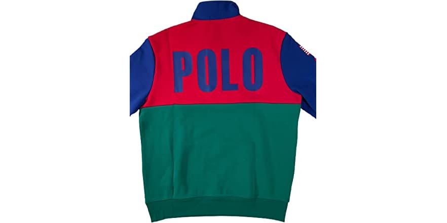 Men's Polo ColorBlock Fleece