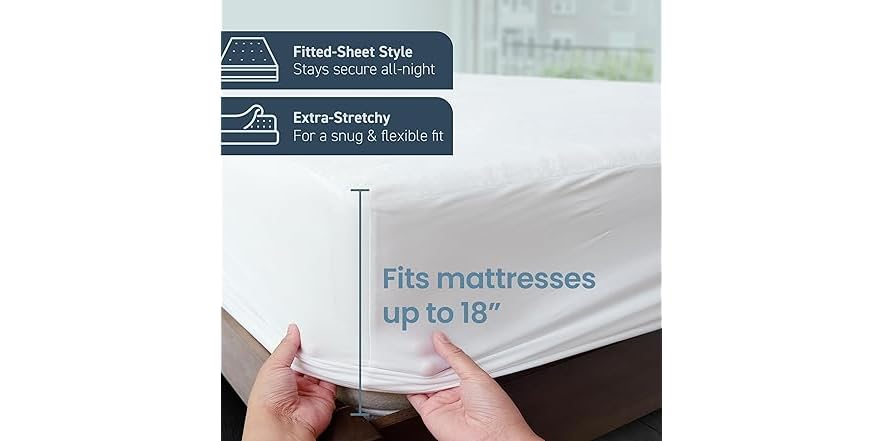 SafeRest Waterproof Mattress Protector