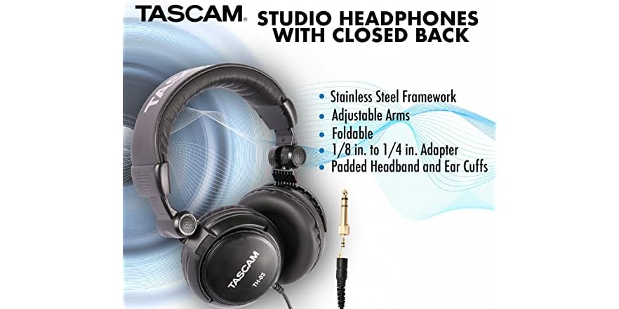 Tascam TH-03 Studio Headphones