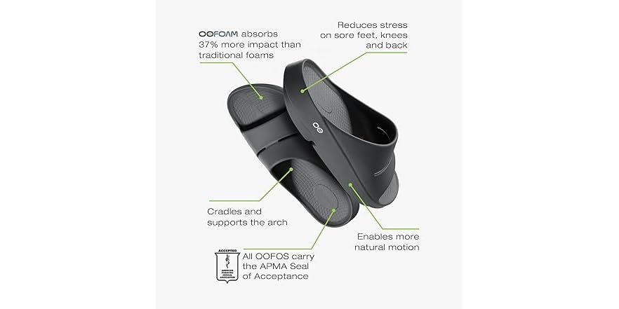 Oofos OOahh Slide Recovery Slip-On (Open Box)