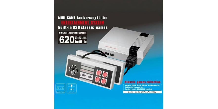 Retro Gaming Console with 620 Games