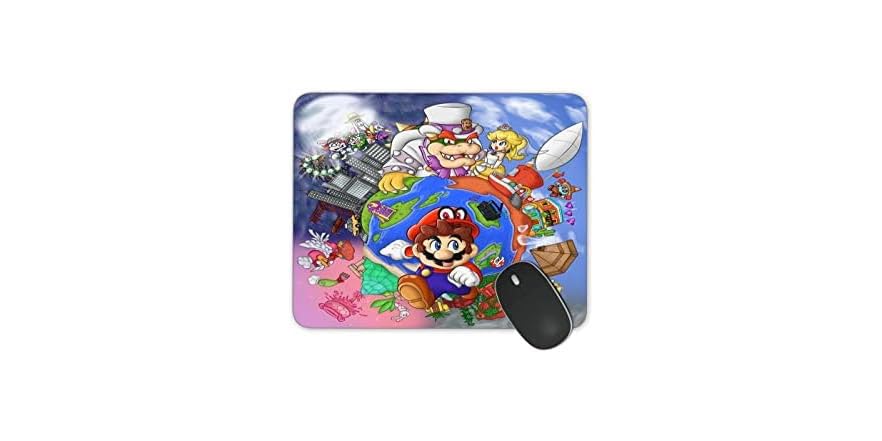 Cute Super Mario Print Mouse Pad (Super Mario)
