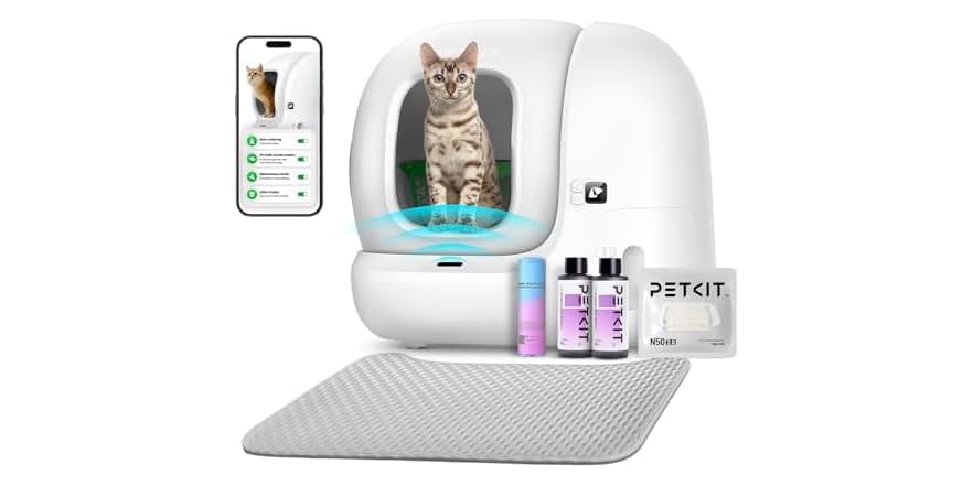 PETKIT W0670 New Upgraded Automatic Cat Litter Box (Open Box)