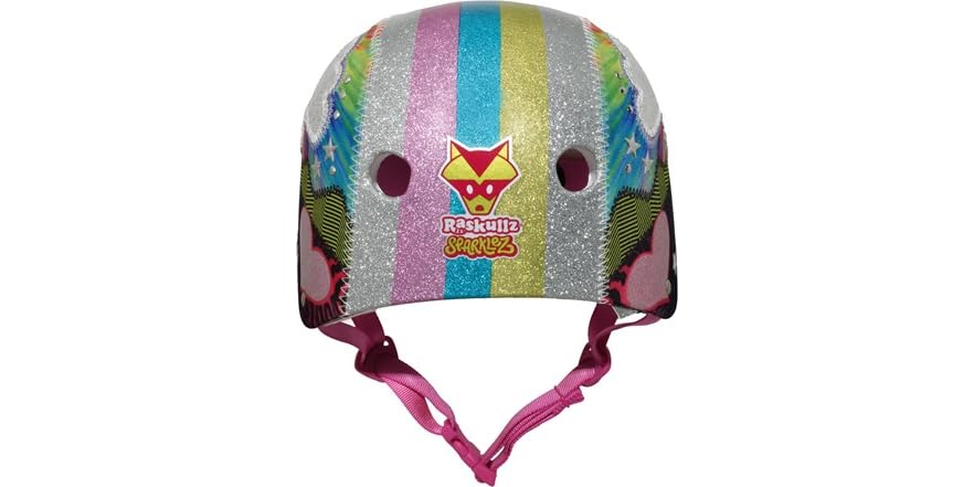 Raskullz Girls Loud Cloud Sparkle Helmet