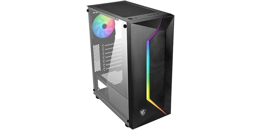 MSI Mid-Tower PC Gaming Case – Tempered
