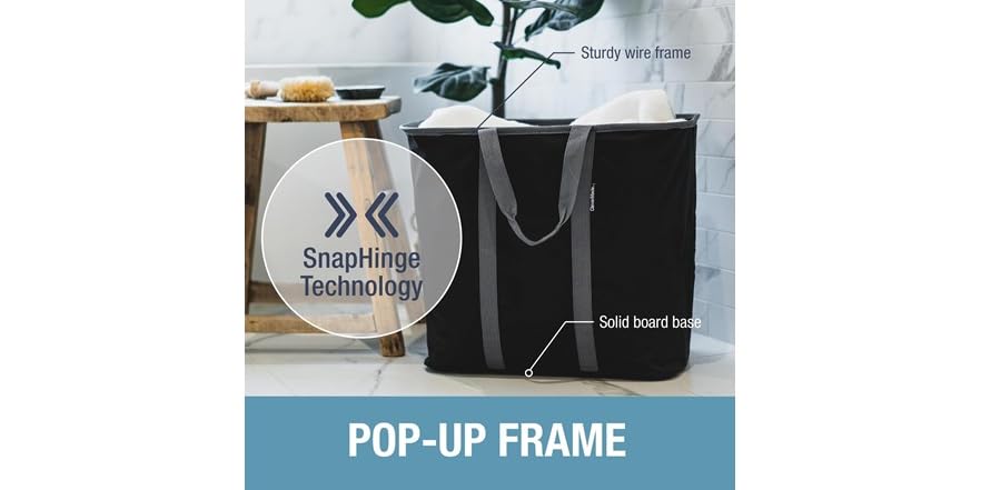 Double Duty 2pk Collapsible Laundry Caddy