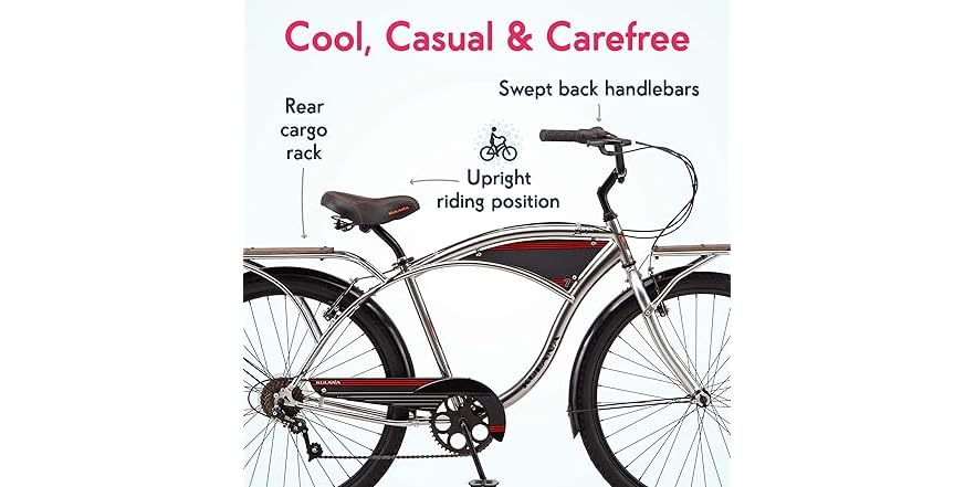 Kulana Lakona Tide Adult Beach Bike 7-S