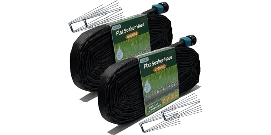 Secbulk 2025 Flat Soaker Hose - Various Sizes