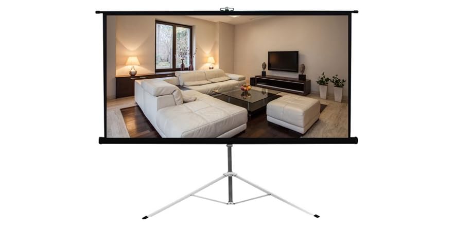 Pyle Floor Standing Projector Screen 50"x66.9"