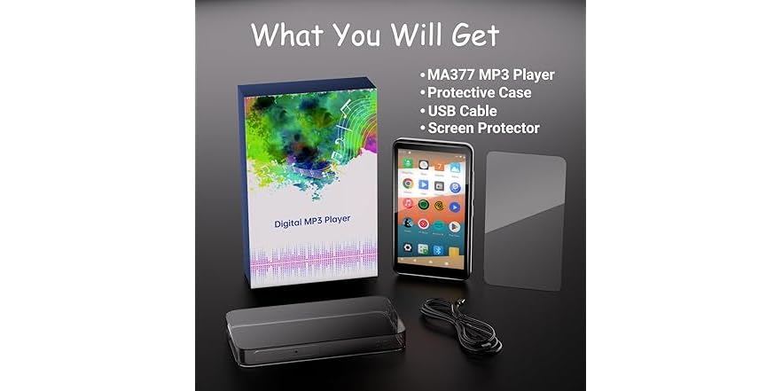 Dgtenk MP3 Player with Bluetooth