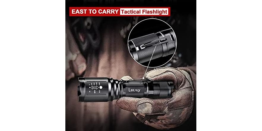LED Tactical Flashlight S2000 PRO