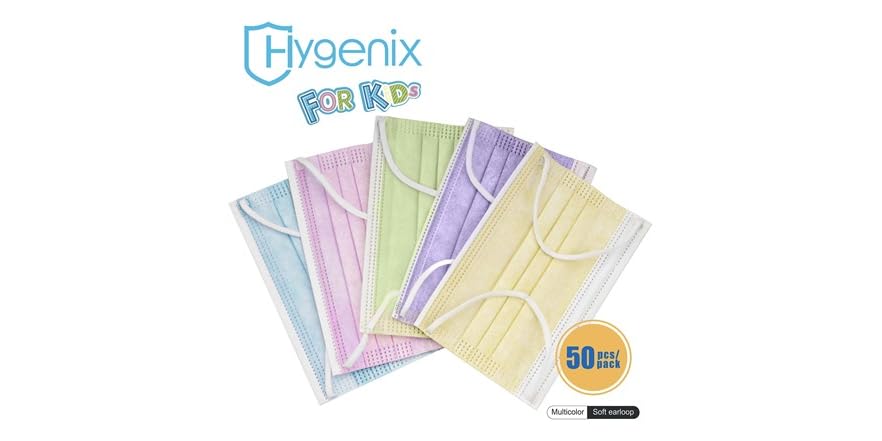 Hygenix Kids Disposable Masks (50 count)