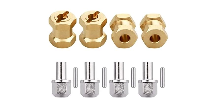 4 Set 15mm Brass Hex Extension Adapter