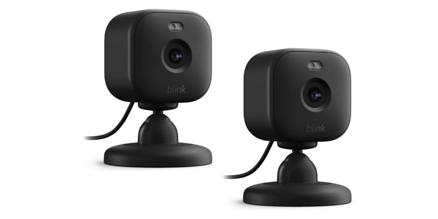 (2 or 4 Pack) (NEW) Blink Mini 2 - Plug-in smart security camera
