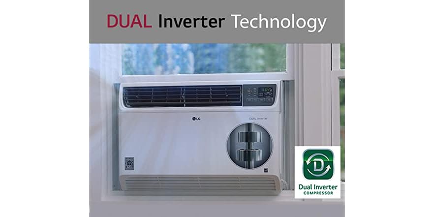 LG 22,000 BTU Dual Inverter Window AC w/Wi-Fi