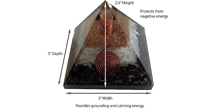 Shungite Orgone Pyramid Energy Generator