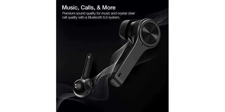 XClear Wireless Earbuds with Immersive Sounds & 5.0 Bluetooth