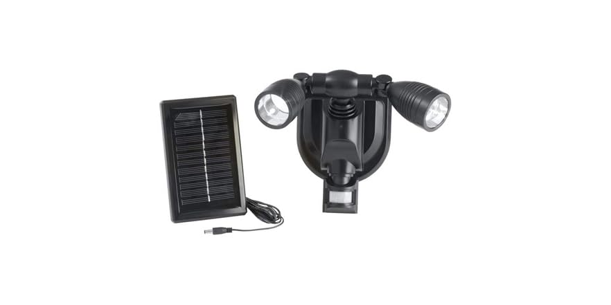 Twin Solar Powered Sensor Night Lights