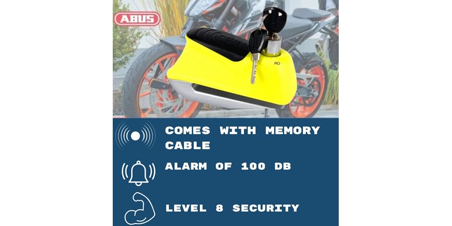 ABUS Trigger Alarm Disc Lock 345