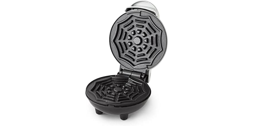 Spiderweb Mini Waffle Maker (White)