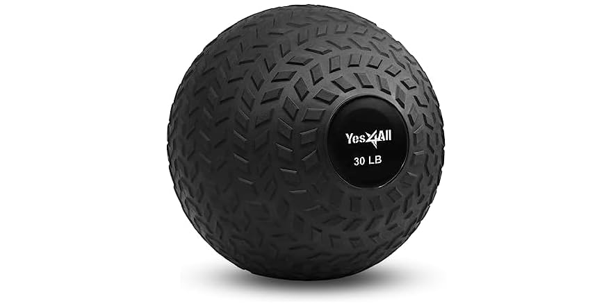 Yes4All Upgraded Fitness Slam Medicine Ball