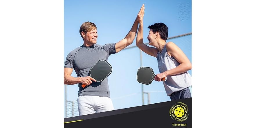 Net Beast Pickleball Paddles Set of 2 Fiberglass