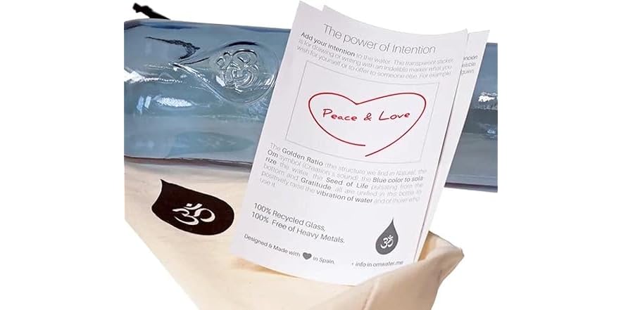 Sacred Essence Om Water Gratitude Bottle