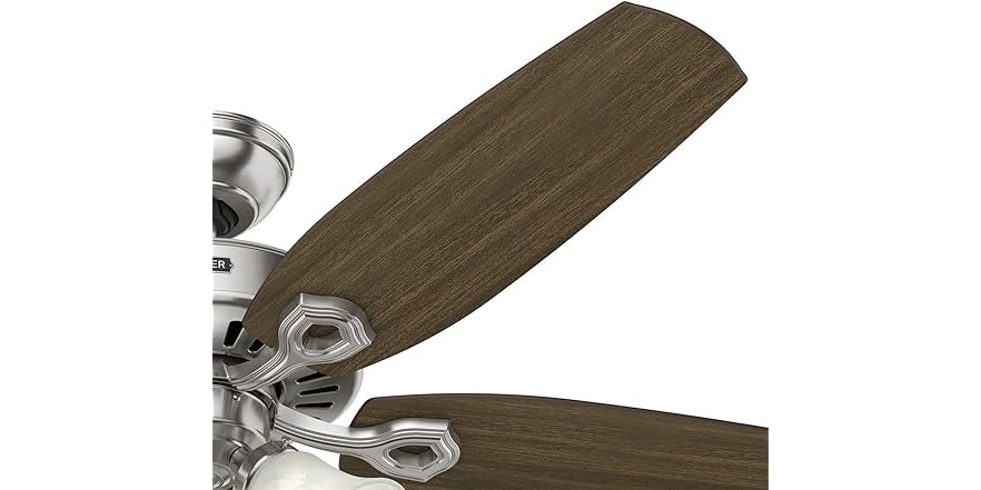 Hunter 52" Brushed Nickel Ceiling Fan
