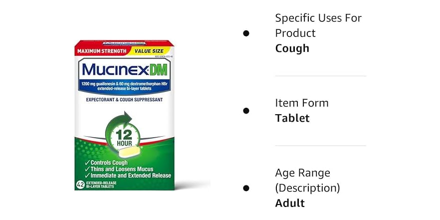 Mucinex DM Max Strength 12 Hr 42ct