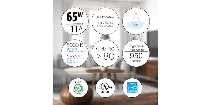 Luminus Light Bulb - 6 Pack