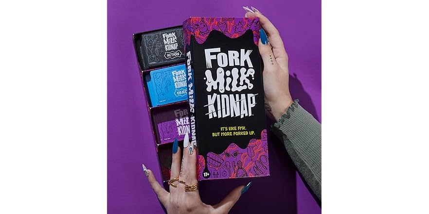 Hasbro Gaming Fork Milk Kidnap Game for Adults
