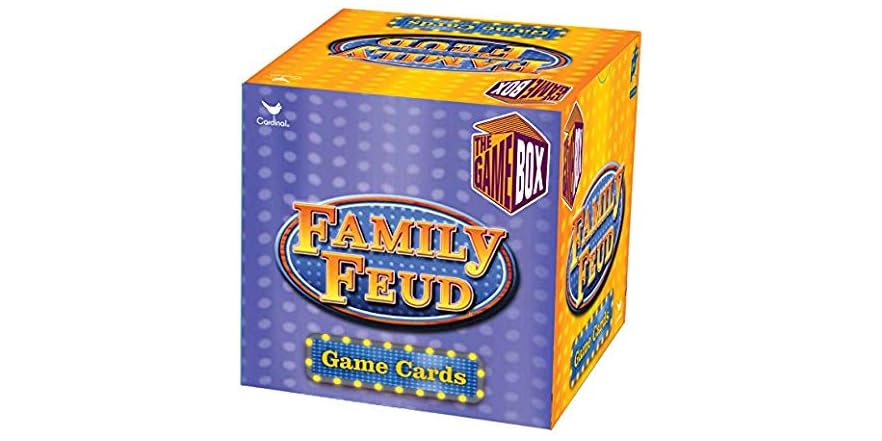 Family Feud Trivia Box Card Game