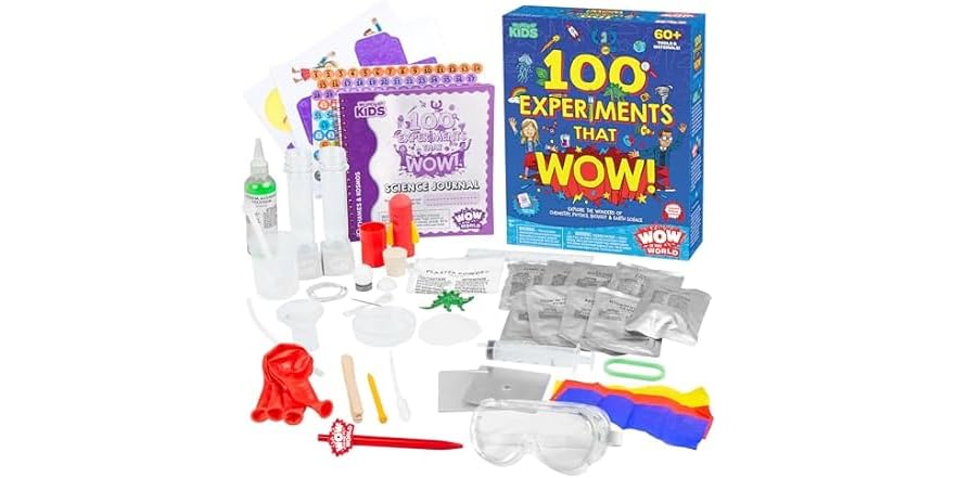Wow in The World 100 Experiments That Wow Science Kit