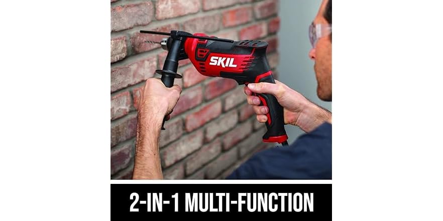 SKIL 7.5 Amp 1/2-in Corded Hammer Drill w/100 Bits