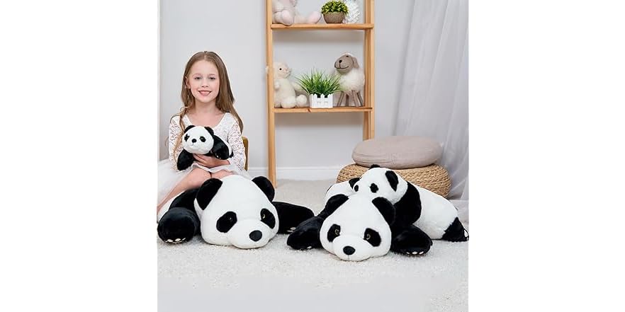 1.76lbs Panda Weighted Stuffed Animal