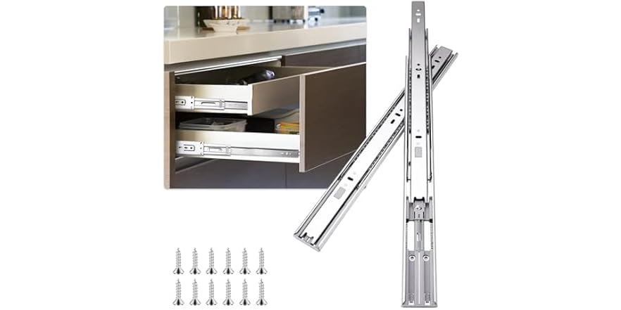 Sulawskys 22 inch Drawer Slides 1 Pairs (2pcs) So