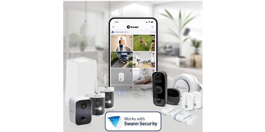 Swann Pan & Tilt Security Camera with 2-Way Talk