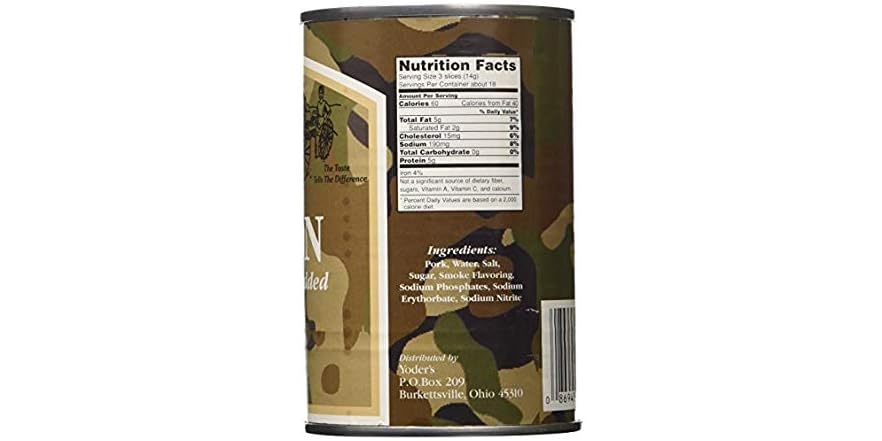 Yoders Canned Fully Cooked Bacon