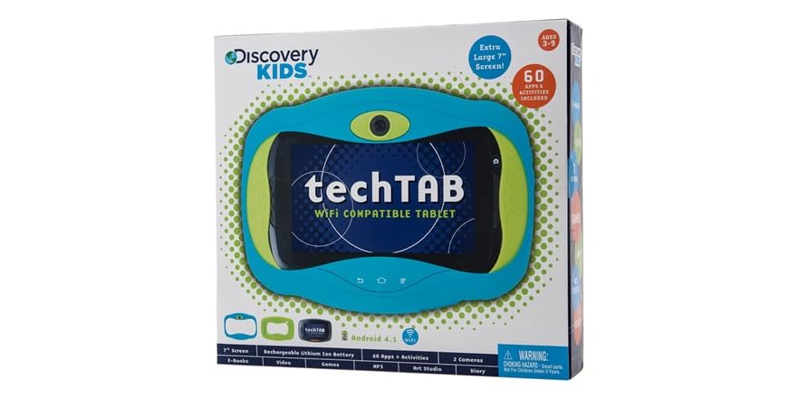 Discovery Kids techTab WiFi Compatible Tablet