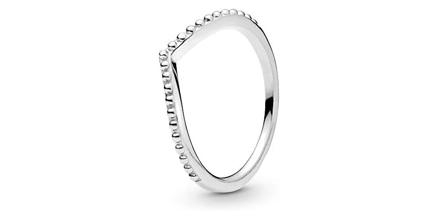 PANDORA Beaded Wish Ring in Sterling Silve