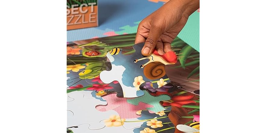 48 Pc Giant Bugs & Insects Jigsaw Puzzle